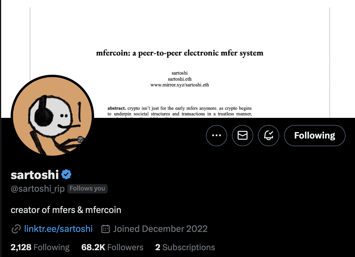 the story of mfers • rarity guides • community contributions